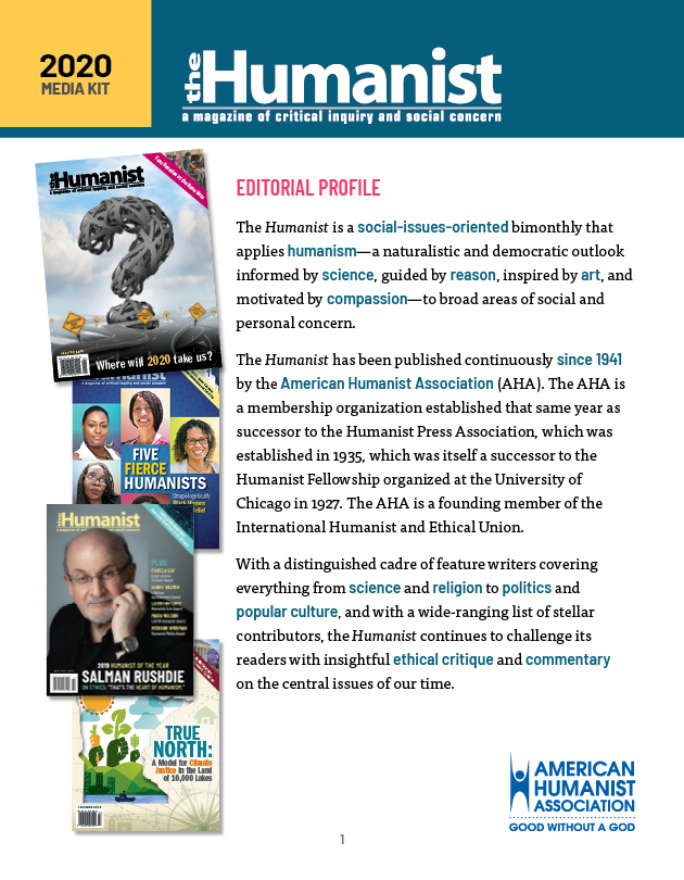 Advertise - TheHumanist.com