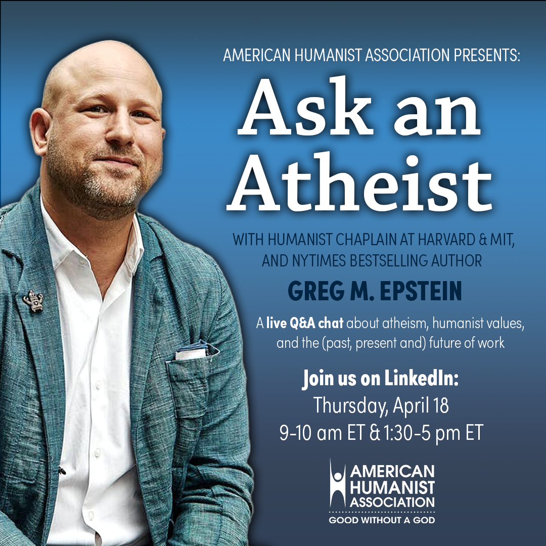 AHA to Host an "Ask an Atheist Day" Q&A with Harvard & MIT Humanist ...